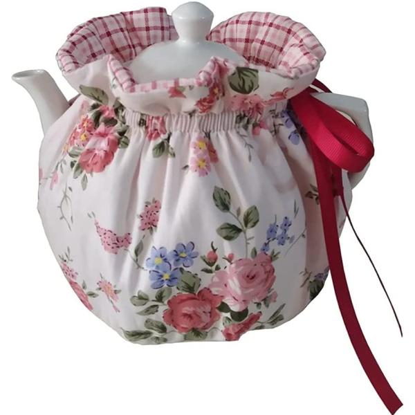 商品名Hoqiang Cotton Tea Cozy for Teapots Printed Tea Cosy Tea Cover Keep Warm Tea Pot Dust Cover Insulated Kettle Cover fo...