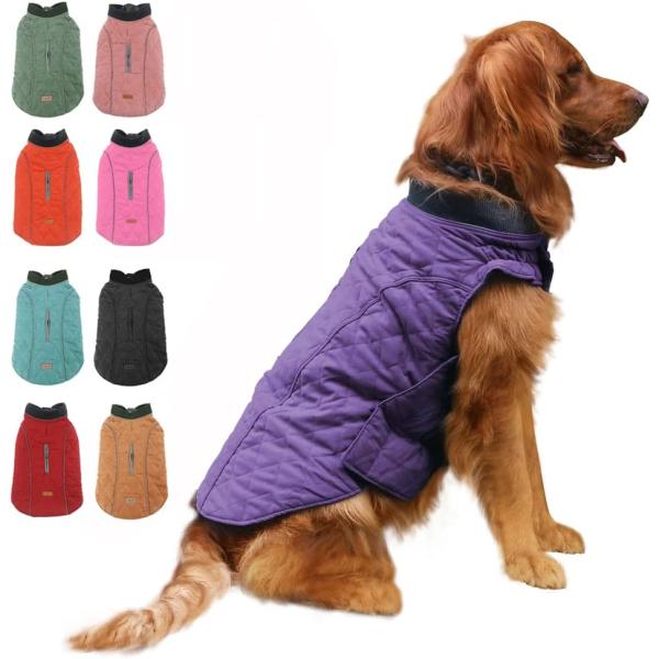 商品名EMUST Dog Winter Coats, Windproof Dog Jackets for Cold Weather with Lofty Collar, Puppy Clothes for Small Dog Clothes...