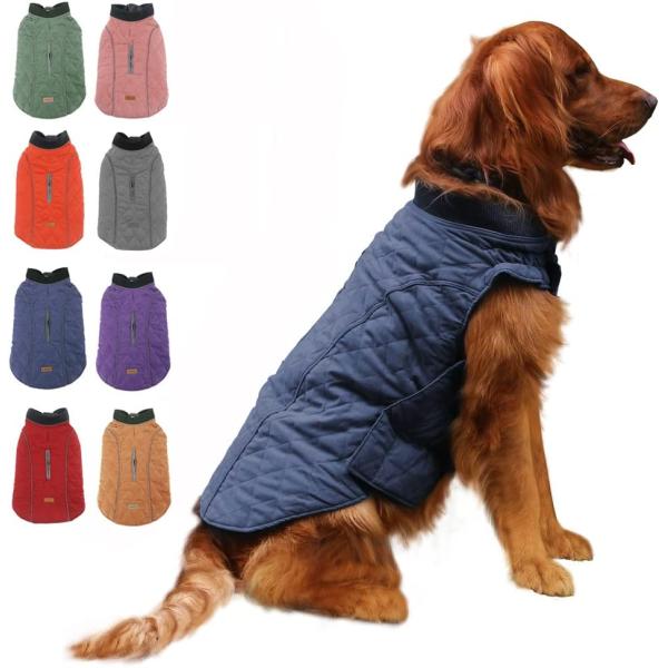 商品名EMUST Winter Dog Coats, Dog Apparel for Cold Weather, British Style Windproof Warm Dog Jacket for Dog Coats for Winte...