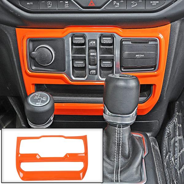 商品名JeCar Window Control Panel Trim Cover Interior Decoration Accessories Compatible with Jeep Wrangler 2018-2023 JL JLU ...