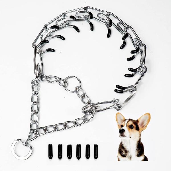 商品名Wiotar Dog Prong Collar, Prong Collars for Dogs Pinch Training Collar, Adjustable Stainless Steel Choke Pinch Dog Cha...
