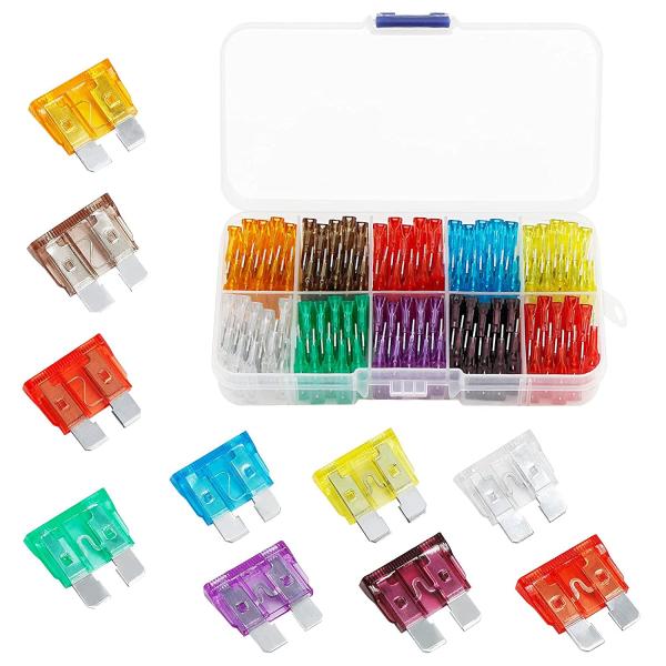 商品名100Pcs Car Fuse Kit - Replacement Auto Rv Fuses Assortment Kit for Car/RV/Truck/Motorcycle(5A 7.5A 10A 15A 20A 25A 30...