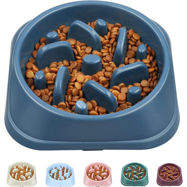 商品名UPSKY Slow Feeder Small Dog Bowls Non-Slip Puzzle Bowl Feeder Interactive Bloat Stop Dog Bowl Anti-Choking Dog Bowl (...