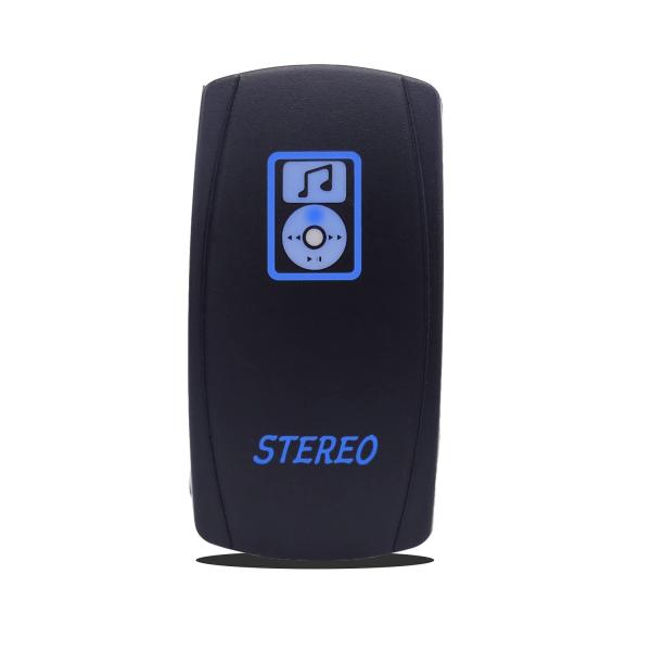 商品名WeiSen Stereo Rocker Switch Kit, On/Off LED Light, 5 Pin 20A 12V Compatible with Car Jeep SUV ATV UTV Motorcycle Boat...