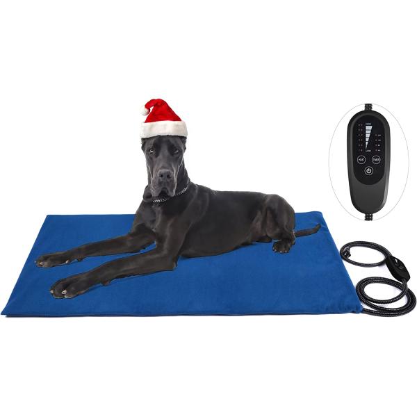 商品名clawsable Super Large Size Pet Heating Pad Electric Heating Pad for Dogs, Waterproof Dog Cat Heating Pad, Adjustable ...