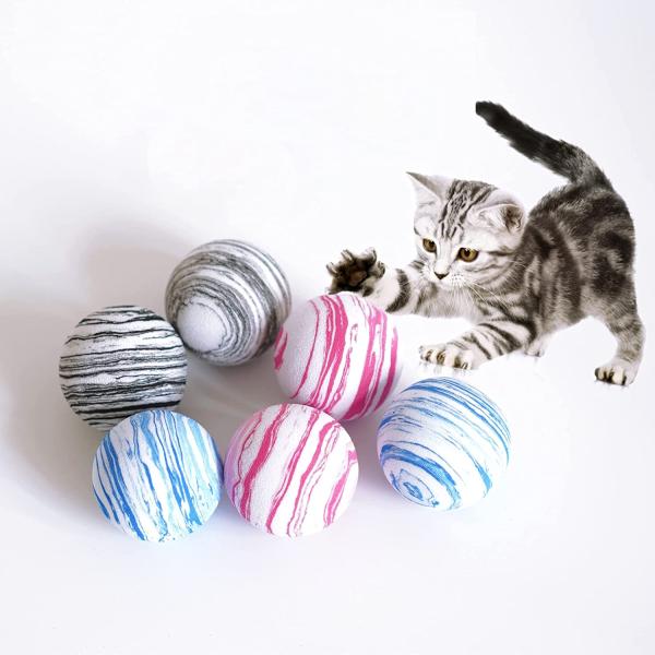 商品名iCICECREAM Cats Toys Balls with Planet Design Soft EVA Foam Ball for Indoor cat and Small Dogs (12 pcs)ブランド：icicecrea...