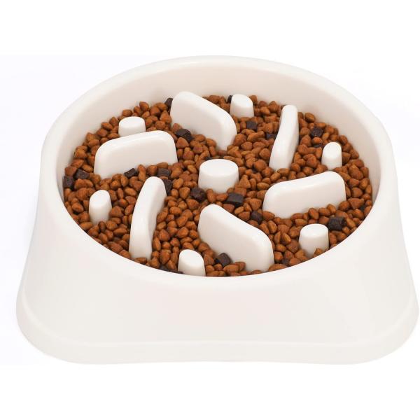 商品名JASGOOD Dog Feeder Slow Eating Pet Bowl Eco-Friendly Durable Non-Toxic Preventing Choking Healthy Design Bowl for Dog...