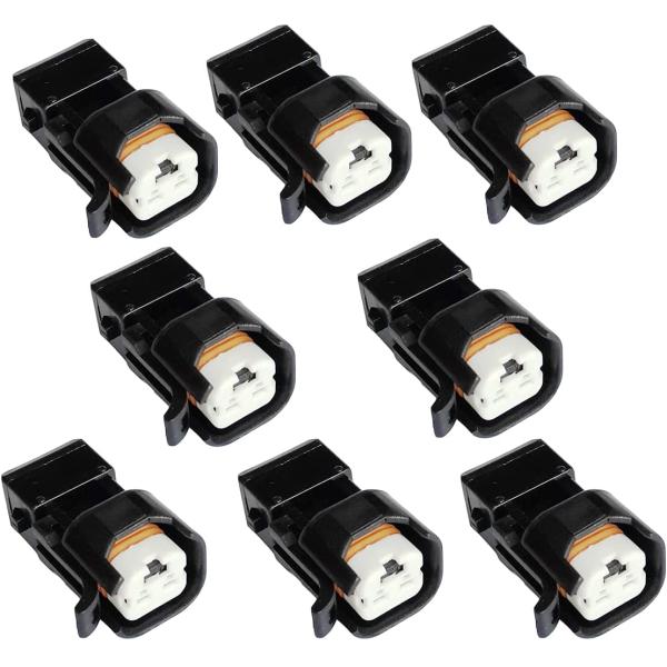 商品名DEVMO 燃料インジェクターコネクターアダプタープラグ LS1 EV1 から EV6 EV14 USCAR LS2 LS3 LSX LT1 燃料インジェクターコネクターアダプター 8個DEVMO 8Pcs Fuel Injector...