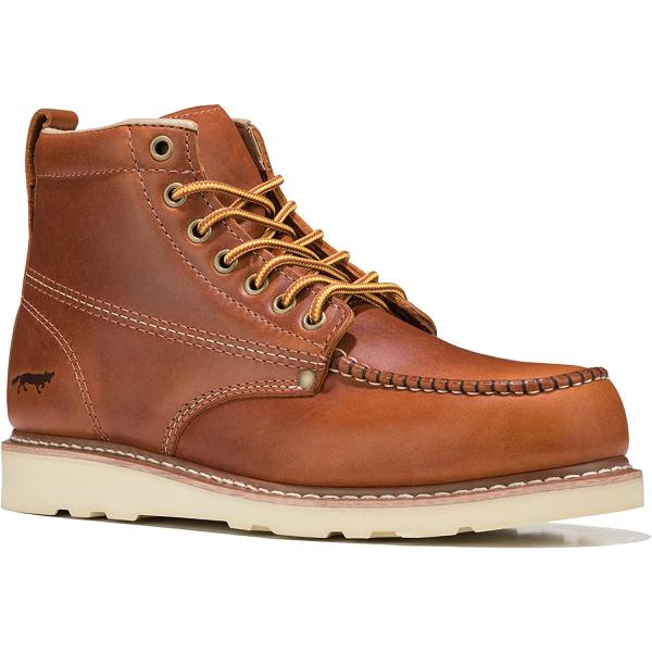 商品名Golden Fox 621M6 Brun Moc Toe Wedge Comfortable Work Boot, Construction, Iron Workers (8 D)ブランド：Golden Fox商品サイズ：8高さ：1...