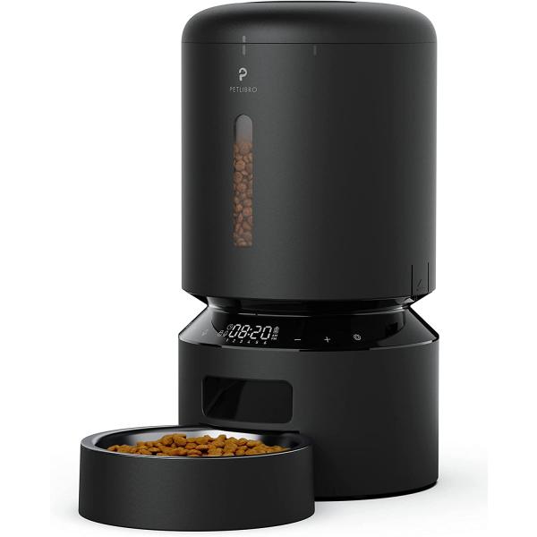 商品名PETLIBRO Automatic Cat Feeder, Pet Dry Food Dispenser Triple Preservation &amp; Twist Lock Lid, Up to 50 Portions 6 M...