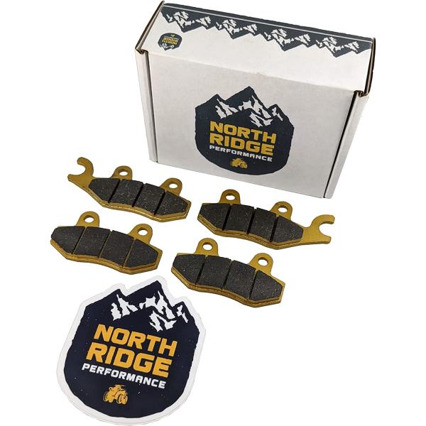 商品名Kawasaki Teryx Teryx4 750 800 2008-2023 Ceramic Brake Pad Set Frontブランド：North Ridge Performance商品サイズ：高さ：5.4 cm横幅：10.9...