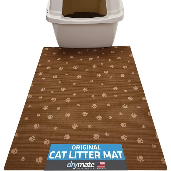 商品名Drymate Original Cat Litter Mat, Contains Mess from Box for Cleaner Floors, Urine-Proof, Soft on Kitty Paws -Absorben...