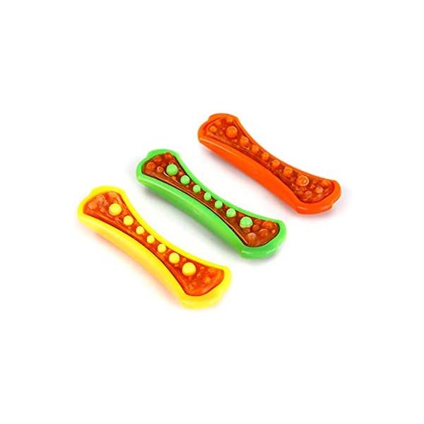 商品名Hartz Chew 'n Clean Dental Duo Dog Treat &amp; Chew Toy, Color Varies, Medium, 3 Packブランド：Hartz商品サイズ：Medium高さ：3.2 cm横...