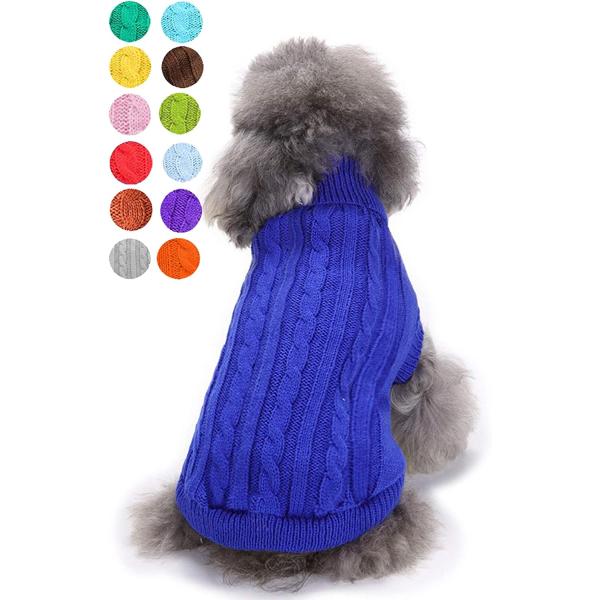 商品名Dog Sweater, Warm Pet Sweater, Dog Sweaters for Small Dogs Medium Dogs Large Dogs, Cute Knitted Classic Cat Sweater D...