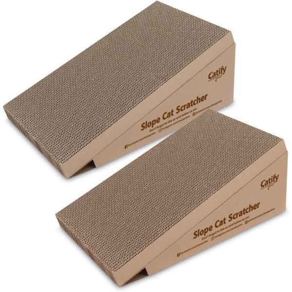 商品名Best Pet Supplies Corrugated Cardboard Cat Scratcher Refill Pads, Lounger, and Fun Interactive Scratching Boards, Cla...