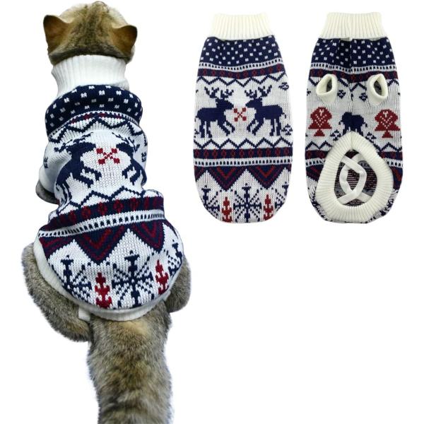 商品名Vehomy Christmas Dog Sweater Xmas Dog Cat Winter Clothes Xmas Kitten Turtleneck Pullover Knitwear with Christmas Tree...