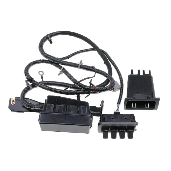 商品名Fudoray 5C3Z-14A303-AA in-Dash Upfitter Auxiliary Switch Panel Wire Harness Wiring Jumper Kit for Ford F250 F350 2005...