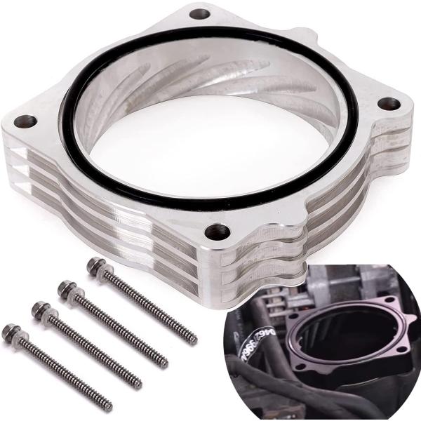 商品名RJSPHH スロットルボディスペーサー 2009-2018 Dodge RAM 1500 2500 3500 5.7l v8用RJSPHH Throttle Body Spacer For 2009-2018 Dodge RAM 1...