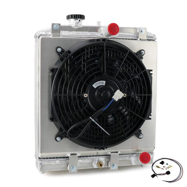 商品名:  Cubauto 4 ROWS RADIATOR+SHROUD+12"FANS+Thermostat Kits Compatible For 92-00 HONDA CIVIC EG EK/DEL SOL/INTEGRA 93 9...