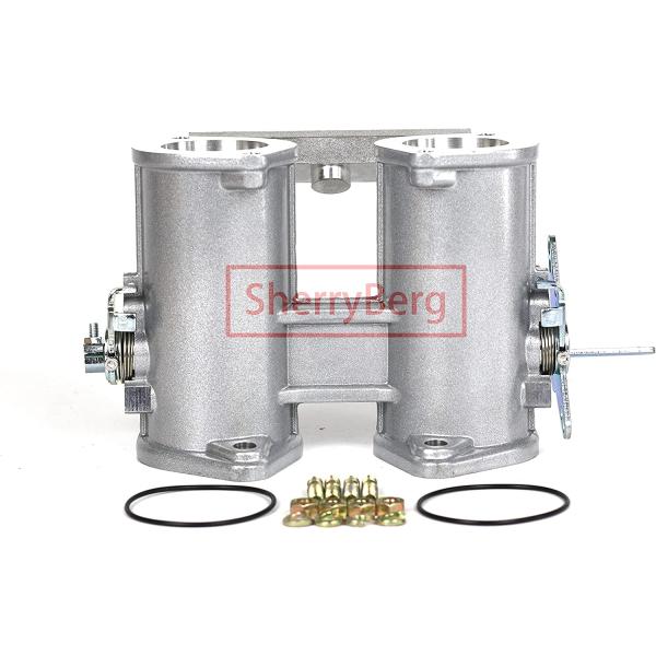 商品名SherryBerg TBS 42dcoe 42 dcoe 42mm DCOE ツイン 42mmDCOE スロットルボディー Weber/EMPI/FAJS/Dellorto/Solex DCOE/DHLA carb用SherryBe...
