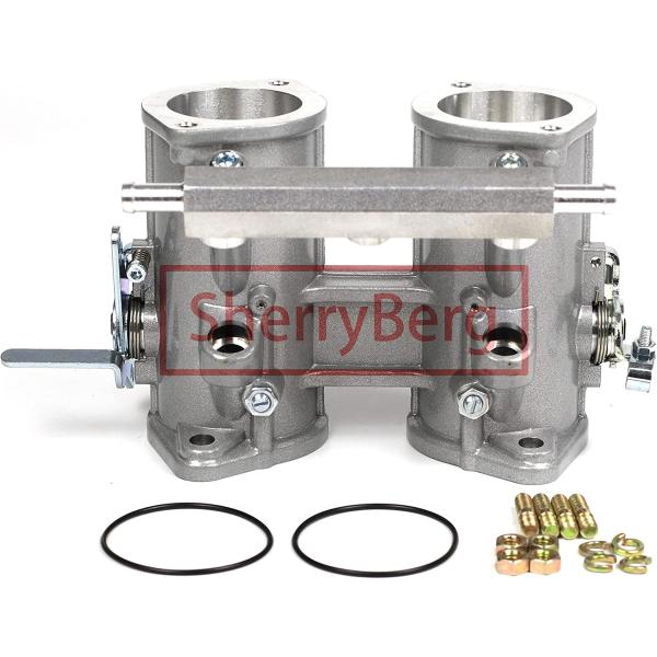 商品名SherryBerg TBS 45dcoe 45 dcoe 45mm DCOE ツイン 45mmDCOE スロットルボディー Weber/EMPI/FAJS/Dellorto/Solex DCOE/DHLA carb用SherryBe...