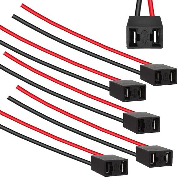 商品名DKARDU 5PCS H7 Female Wire Connector Pigtail Wiring Harness Socket for LED Headlight Fog Light Connector Adapter Repl...