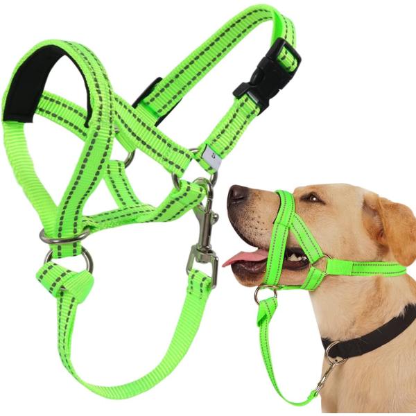 商品名Dog Head Collar, No Pull Head Halter with Soft Padding, Durable Headcollar for Medium Large Dogs, Free Training Guide...