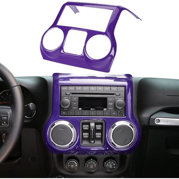 商品名RT-TCZ for Jeep Interior Center Dashboard Control Panel Cover Trim Kit Decoration for Jeep Wrangler Accessories JK &a...