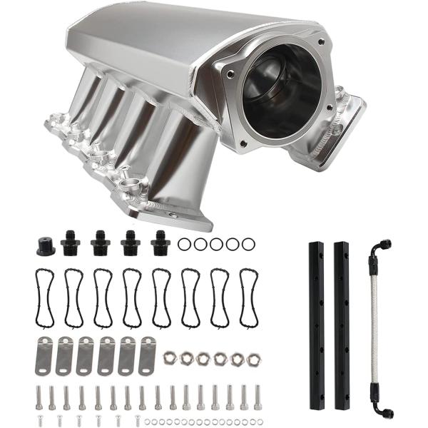 商品名POSENG Intake Manifold for LS Cathedral Port Cylinder Heads Compatible with LS1 LS2 LS6 LSX(Silver)ブランド：POSENG商品サイズ：1...