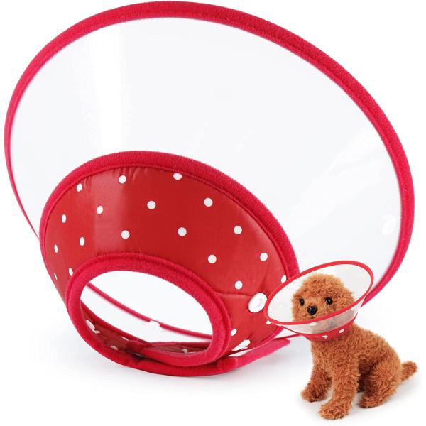 商品名Vivifying Pet Cone for Small Dogs and Cats, Adjustable 5.7-8 Inches Recovery Cone, Lightweight Elizabethan Collar for...