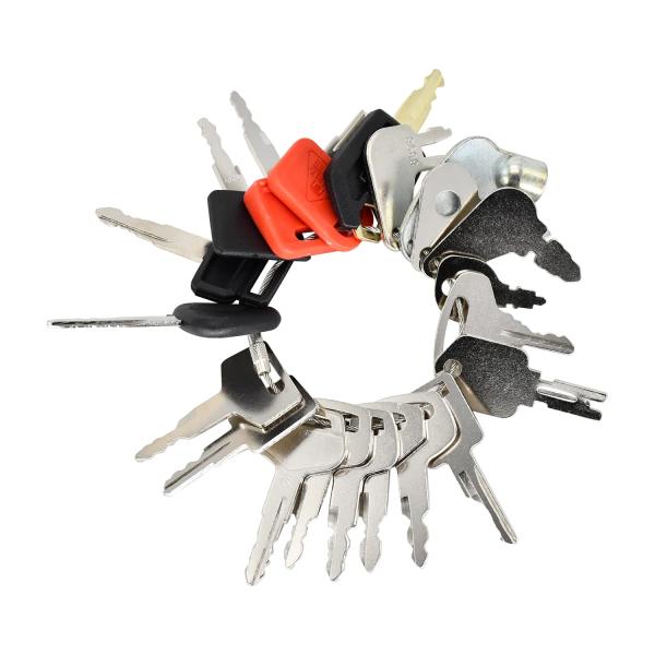 商品名Weelparz 21 Heavy Equipment Construction Ignition Keys Set AT195302 H800 AT194969 Compatible with John Deere Dozers C...