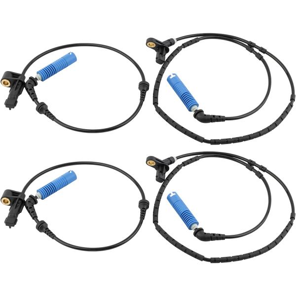 商品名BOXI (Set of 4) Front &amp; Rear Right &amp; Left Side ABS Wheel Speed Sensor Compatible for BMW E46 320i 323ci 323i ...