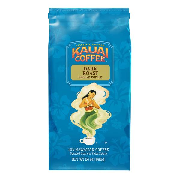 商品名Kauai Hawaiian Ground Koloa Estate Dark Roast, Gourmet Arabica Coffee from Hawaii's Largest Coffee Grower, Bold, Rich...