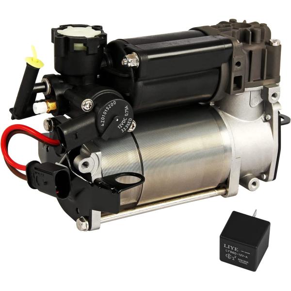 商品名DOCAS エアサスペンションコンプレッサー エアポンプ 2000-2009 メルセデスベンツ S/E/CLS クラス W220 W211 W219 Maybach 305 PSI リレー付きDOCAS Air Suspension ...