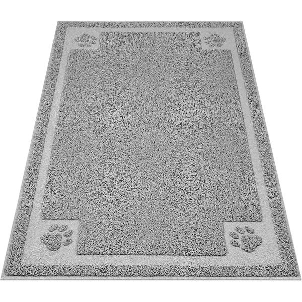 商品名UPSKY Large Cat Litter Mat Trapper 35""×23"" Traps Litter from Box and Paws Scatter Control for Litter Box Soft on Se...