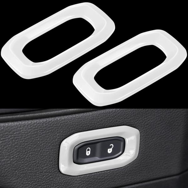 商品名Bonbo 2PCS Door Handle Lock ABS Trim Cover Trim Interior Accessories for 2018-2021 Jeep Wrangler JL JLU &amp; Gladiat...
