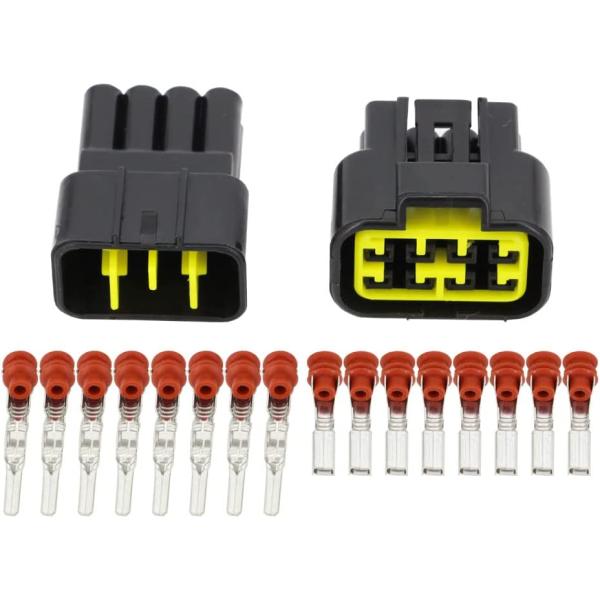 商品名CNLW 5 Sets/Kits 8 Pin/Way Waterproof Electrical Wire Connectors DJ7081Y-2.3-11/21 Male and Female Automobile Connect...