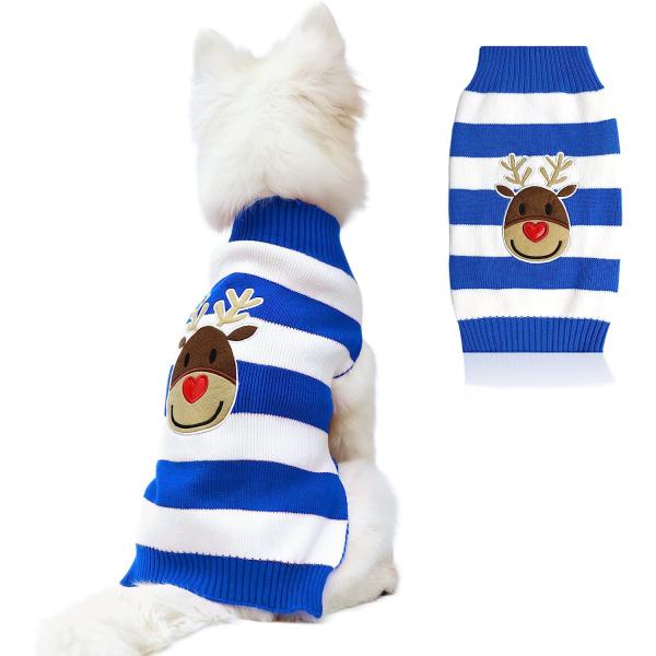 商品名NACOCO Dog Reindeer Sweaters Dog Sweaters New Year Christmas Pet Clothes for Small Dog and Cat (Blue, XS)ブランド：NACOCO商...