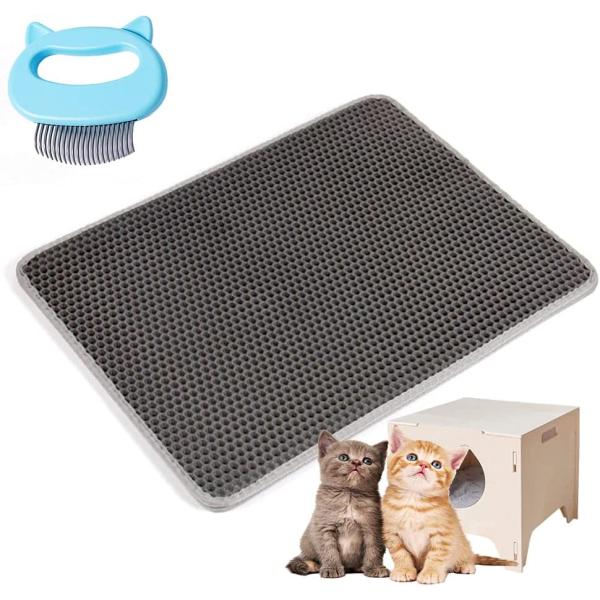 商品名Cat Litter Mat, Litter Box Mat Premium Durable Cat Litter Mat Non-Slip and Waterproof Backing Double Layered Rug Soft...