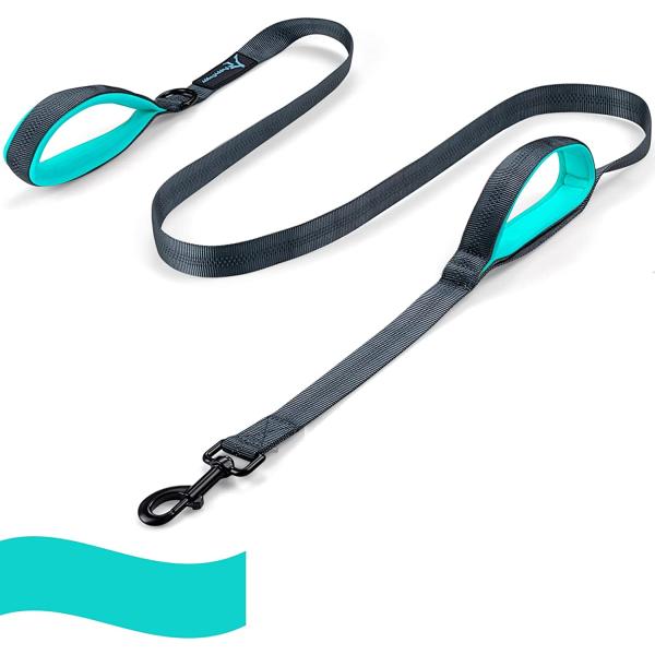 商品名PuppyDoggy Dog Leash for Large Medium Dogs 6 ft Reflective Stitching Large Leash with 2 Traffic Padded Handles Dog Le...