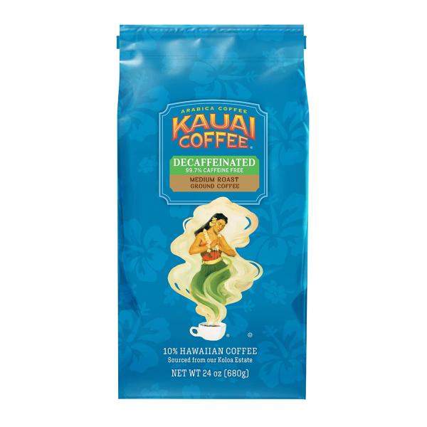 商品名Kauai Ground Coffee, Decaf Medium Roast - Arabica Ground Coffee from Hawaii's Largest Coffee Grower - Bright Aroma wi...