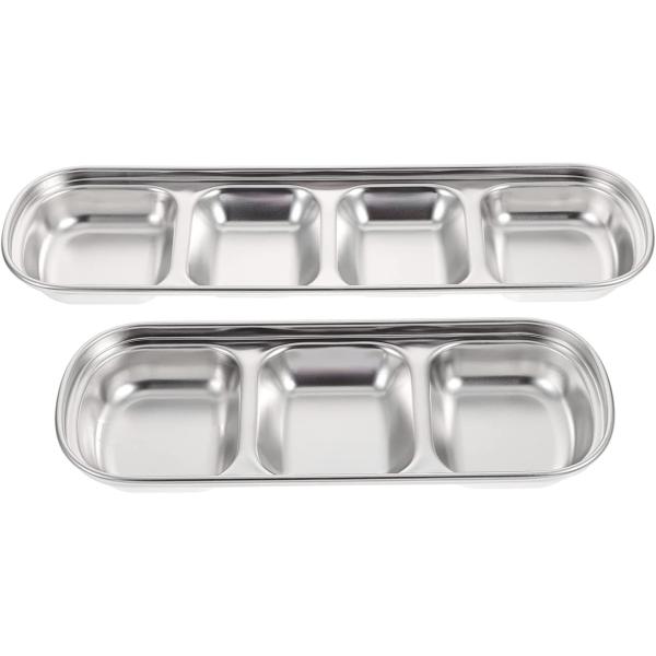 商品名：2Pcs Stainless Steel Hamster Bowls 3 Feeding Bowl with 4 Pet Food Dishes Small Pet Water Dispenser Food Plate for Sm...
