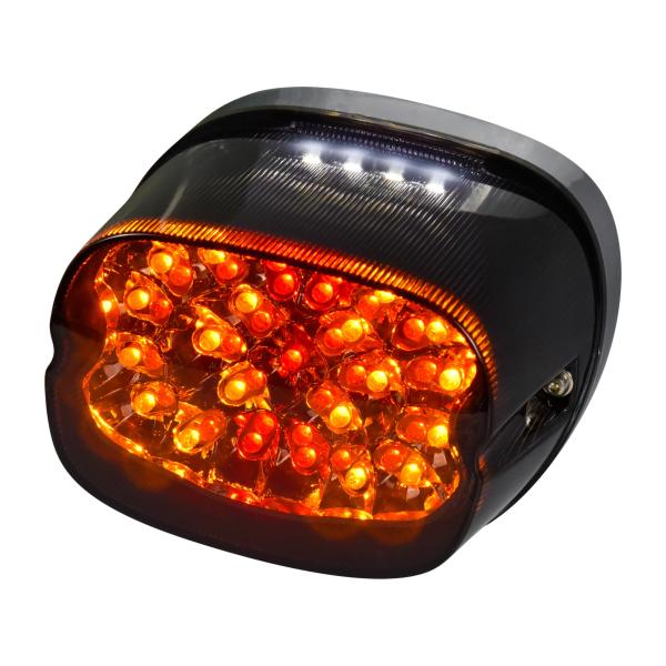 商品名: VEISUTOR スモークLEDテールライト ハーレーダビッドソン 883 1200 Sportster Road King用 オートバイ テールライト ブレーキ ウインカー リアライト ストリートロードエレクトラグライドアクセサ...
