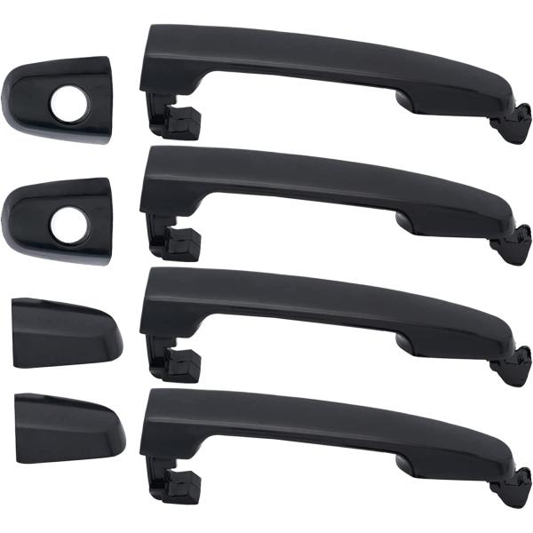 商品名PLDDE 4X Replacement Kit Black Exterior Door Handles Left+Right Front+Rear Side Compatible with Corolla Camry Highlan...