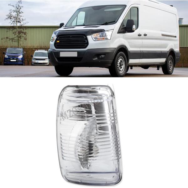 商品名MZORANGE Side Mirror Indicator Light Cover Fit For Ford Transit T150 250 350 2015 2016 2017 2018 2019 2020 2021(Left ...