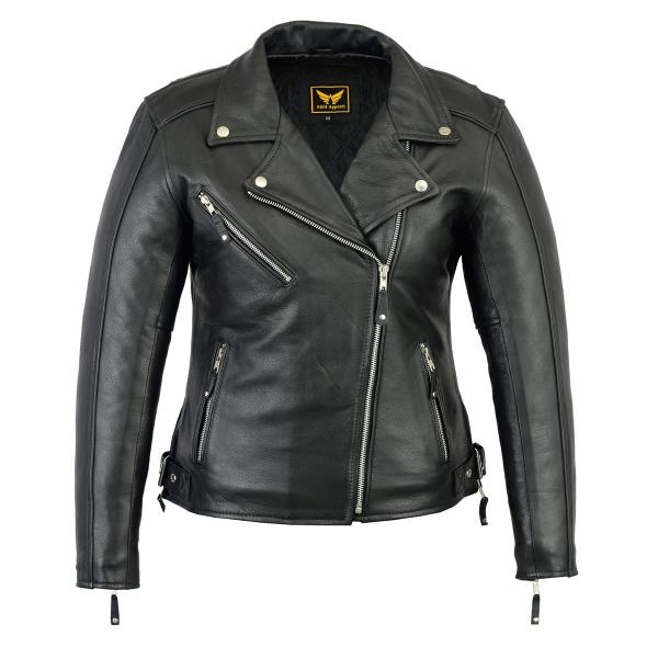 商品名: A&amp;H Apparel - Women's Motorcycle Top-Grain Cowhide Leather Jacket - Combining Style and Quality for Riders and ...