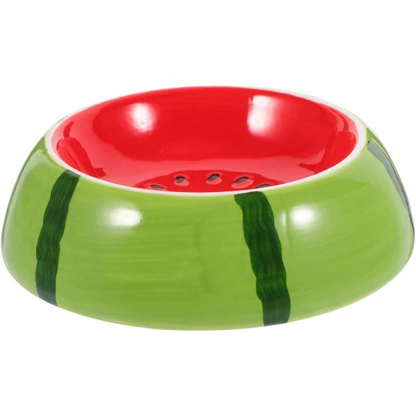 商品名：Balacoo Ceramic Hamster Feeding Bowls Watermelon Anti- bite Small Animal Food Bowl Water Feeder for Rabbit Hedgehog ...
