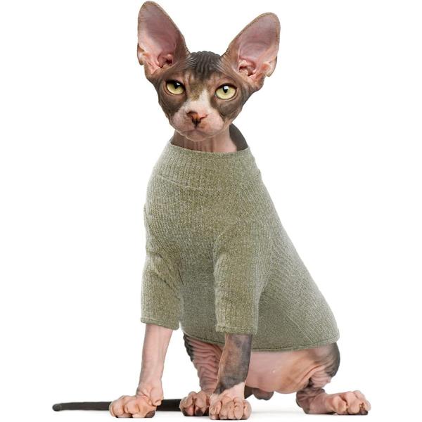 商品名Bonaweite Sphynx Cat Clothes, Cat Sweaters for Cats Only, Turtleneck Sphynx Cat Sweaters, Cat Clothes for Cats Only, ...