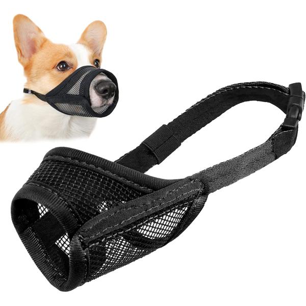 商品名Dog Muzzle, Mesh Muzzle for Small Medium Large Dogs, Soft Dog Muzzle to Prevent Biting Chewing, Drinkable Breathable ...
