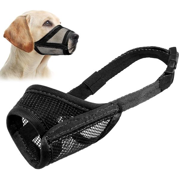 商品名Dog Muzzle, Mesh Muzzle for Small Medium Large Dogs, Soft Dog Muzzle to Prevent Biting Chewing, Drinkable Breathable ...